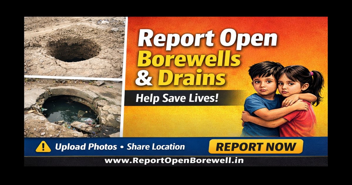 Report Open Borewell | Save Children and Lives